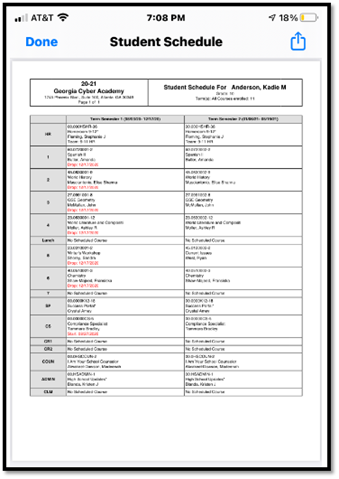 Infinite Campus App Schedules and Flex Levels - Student View – GCA ...